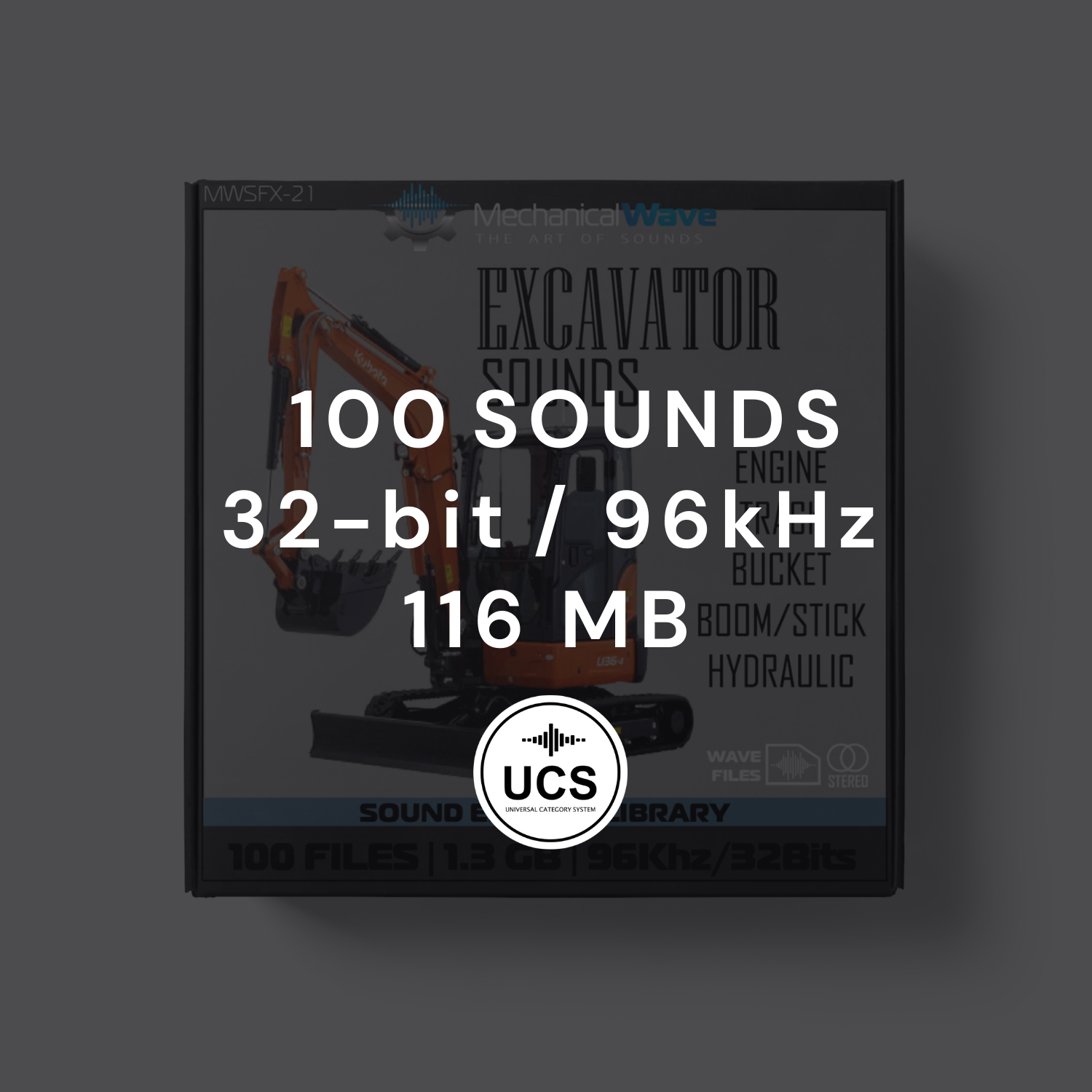 Excavator Sounds | Sonic Sound Effects - SFX Library Store — Sonic Sound FX